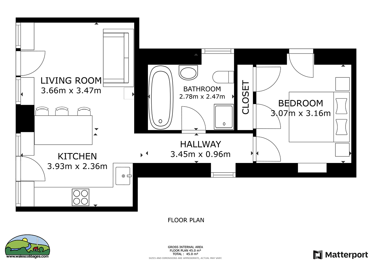 Riverside Holiday Cottage for Couples in South Wales